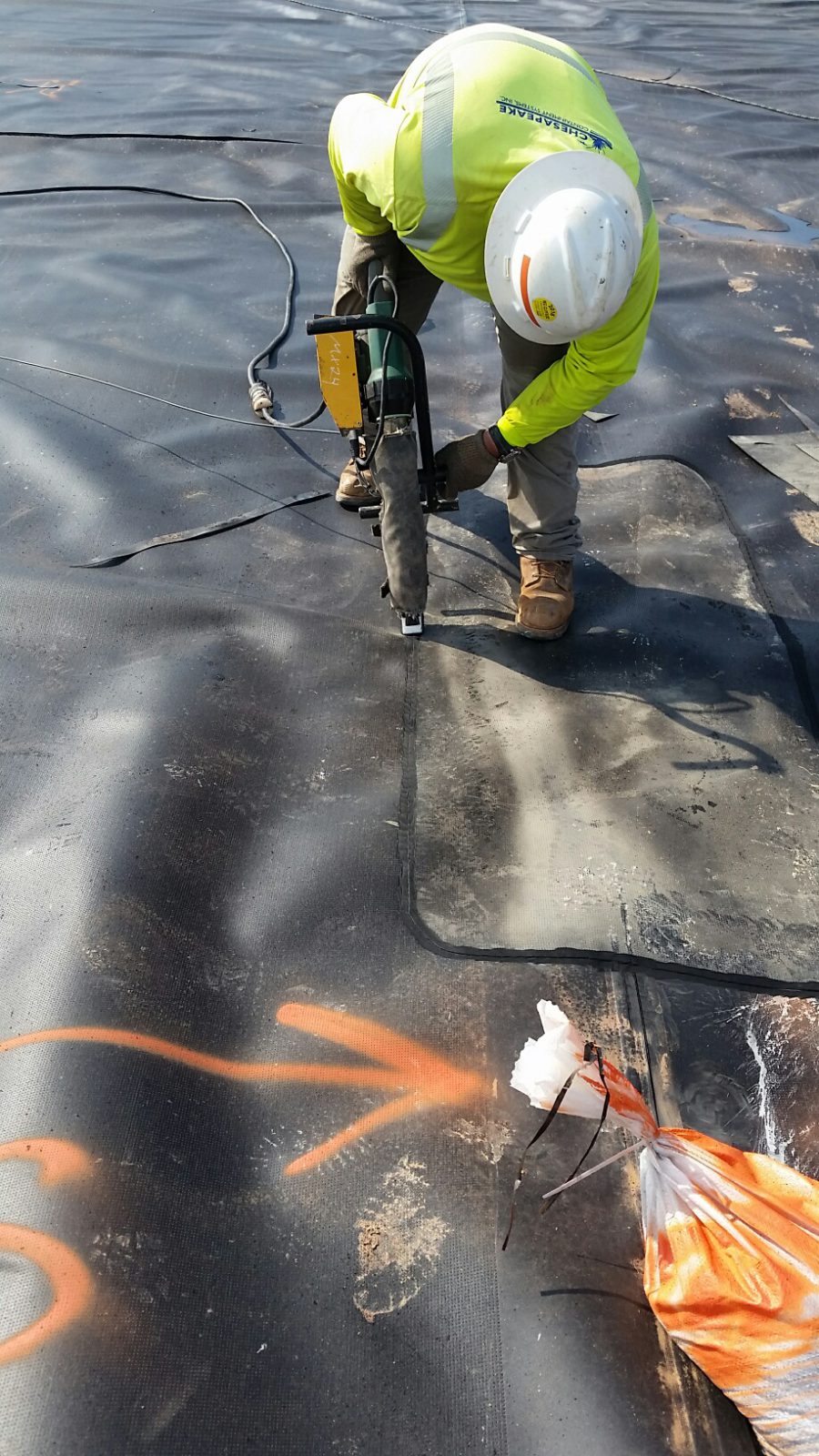 Geosynthetic Repairs - Chesapeake Containment Systems, Inc.